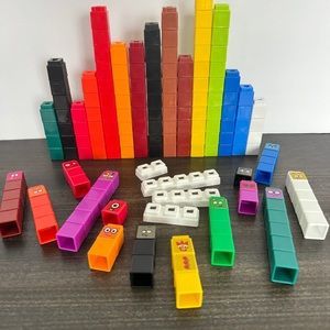 didax | Toys | Unifix Interlocking Counting Cubes With Numberblocks ...